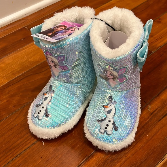 Disney | Shoes | Nwt Disney Frozen Toddler Girl Slippers | Poshmark